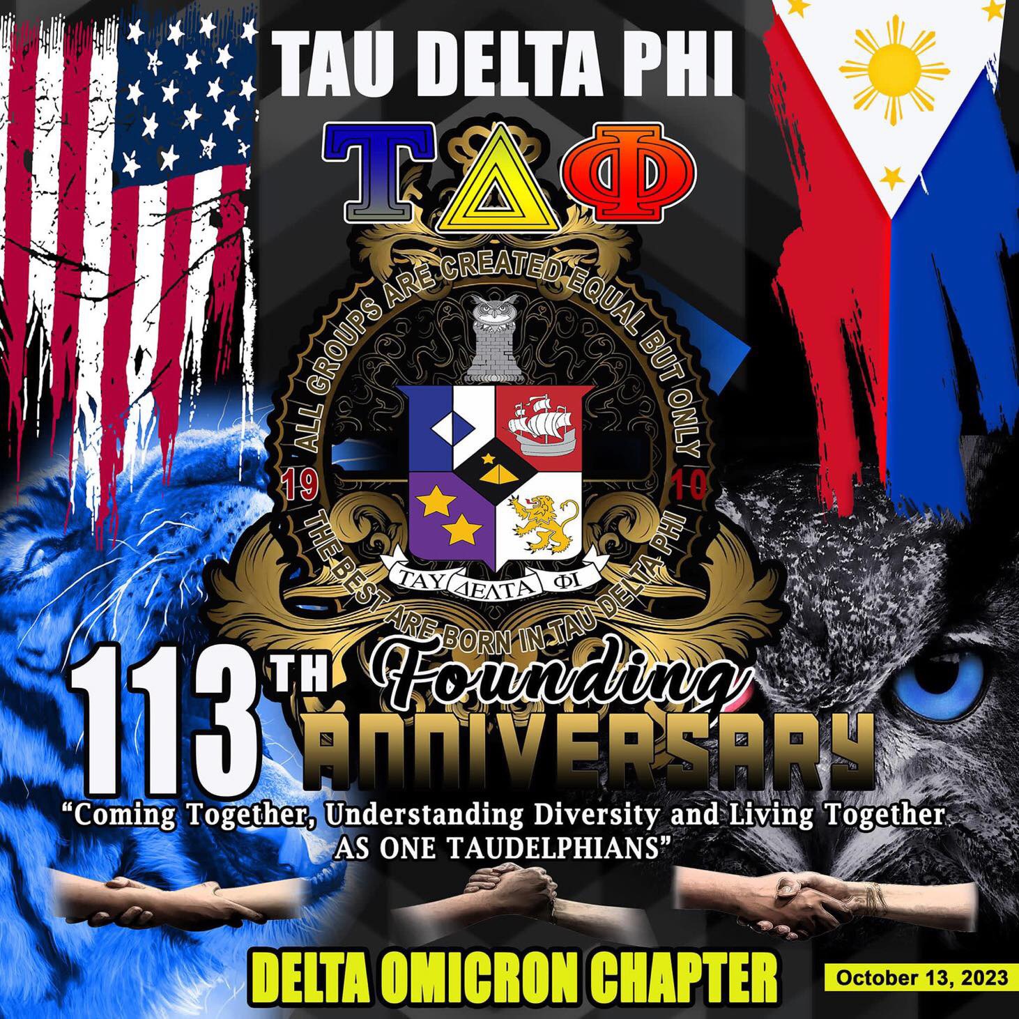 Tau Delta Phi 1910 | 113th Founding Anniversary – Delta Omicron Chapter